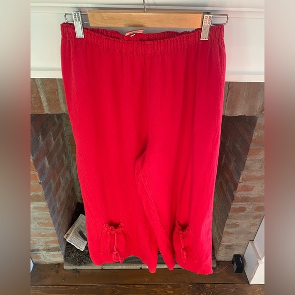 Oh My Gauze! | Pants & Jumpsuits | Oh My Gauze Sammy Red 0 Cotton ...